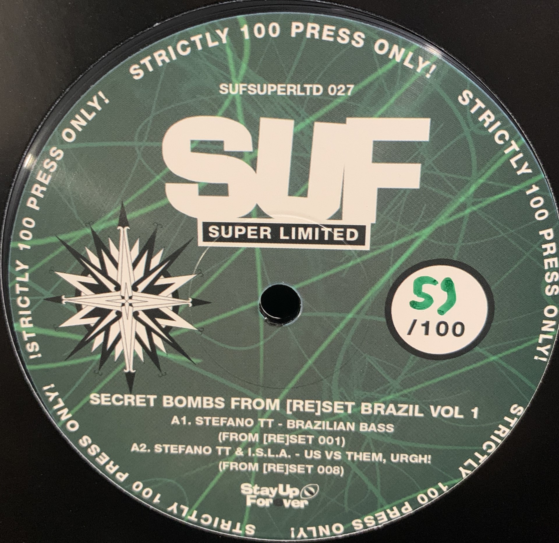 sufsuperltd027 – Secret Bombs From Reset Brazil Vol 1 (numbered limited ...