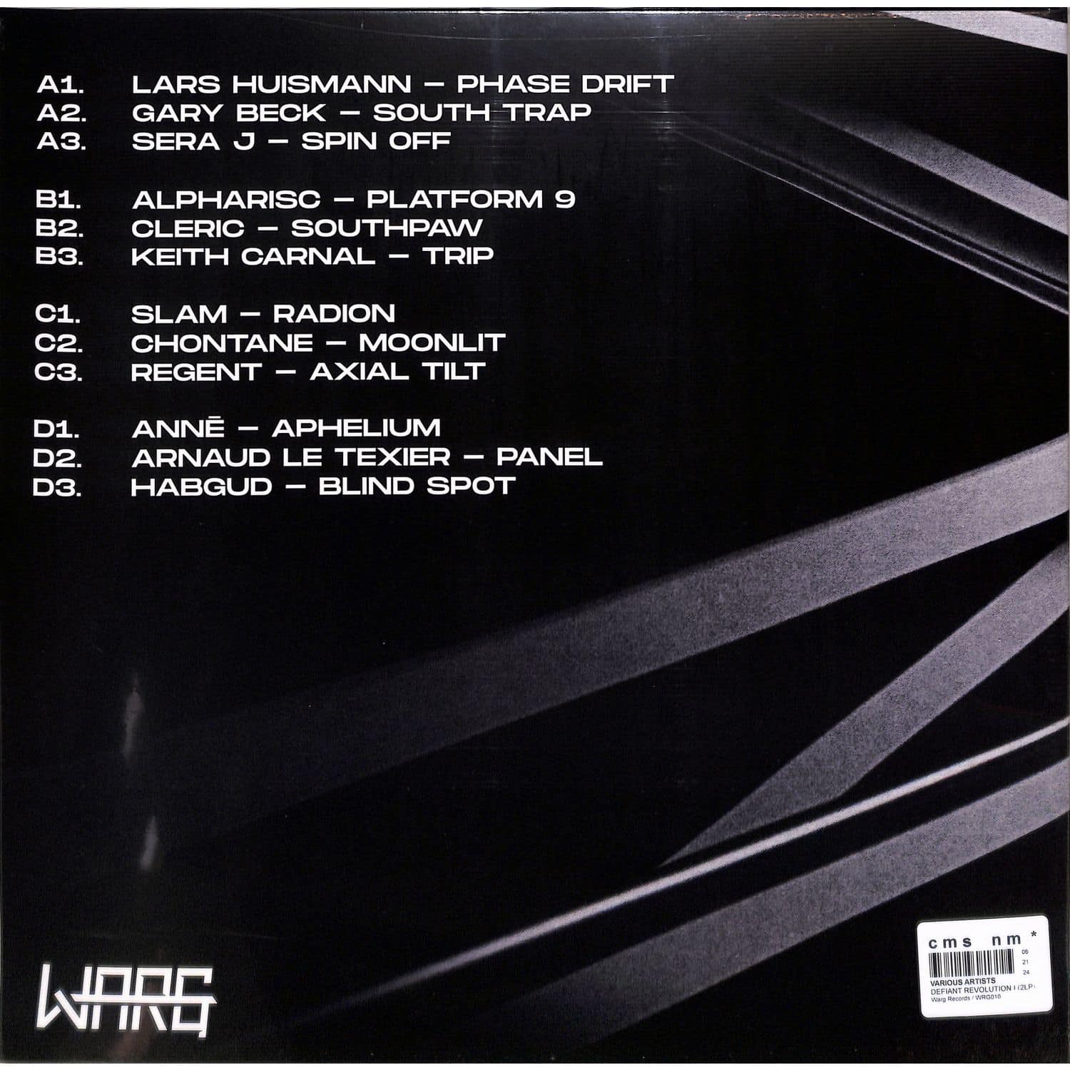 wrg010 – Defiant Revolution 1 (Double vinyl picture sleeve) LAST COPY ...