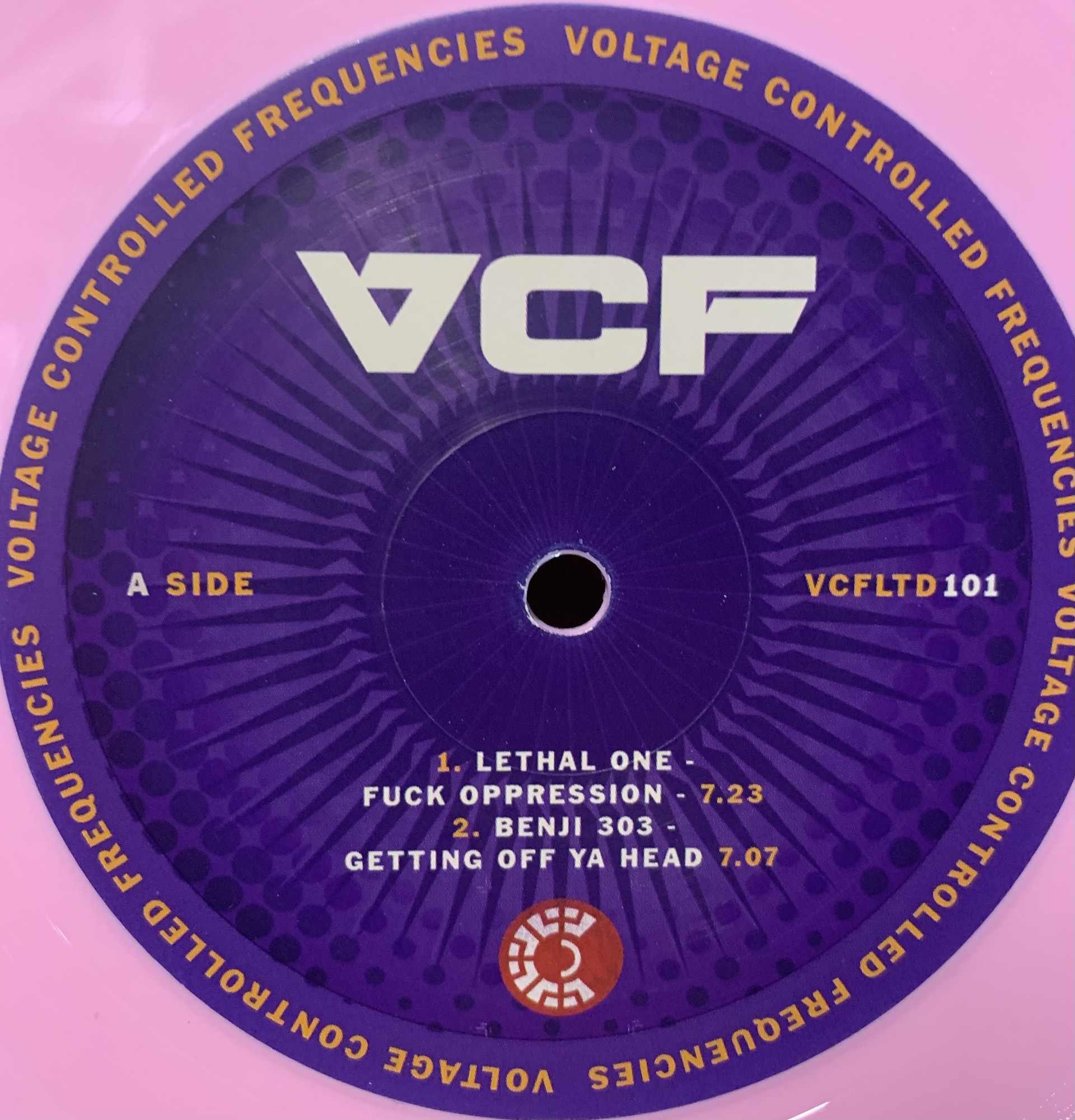 vcfltd001 – Fuck Oppression E.P. (Pink vinyl limited edition 100 press – must buy at least one ...