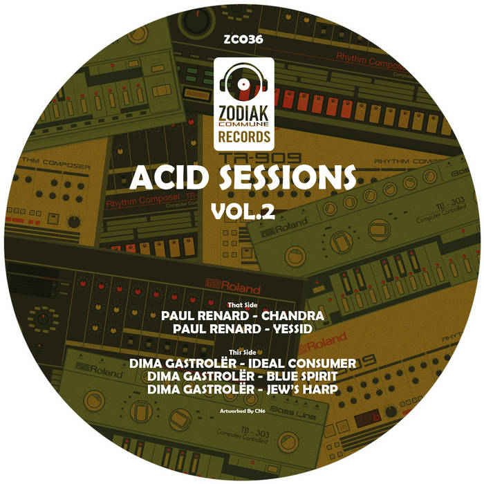 zc036ltd – Acid Sessions Vol. 2 (Clear vinyl, pic insert with stickers ...