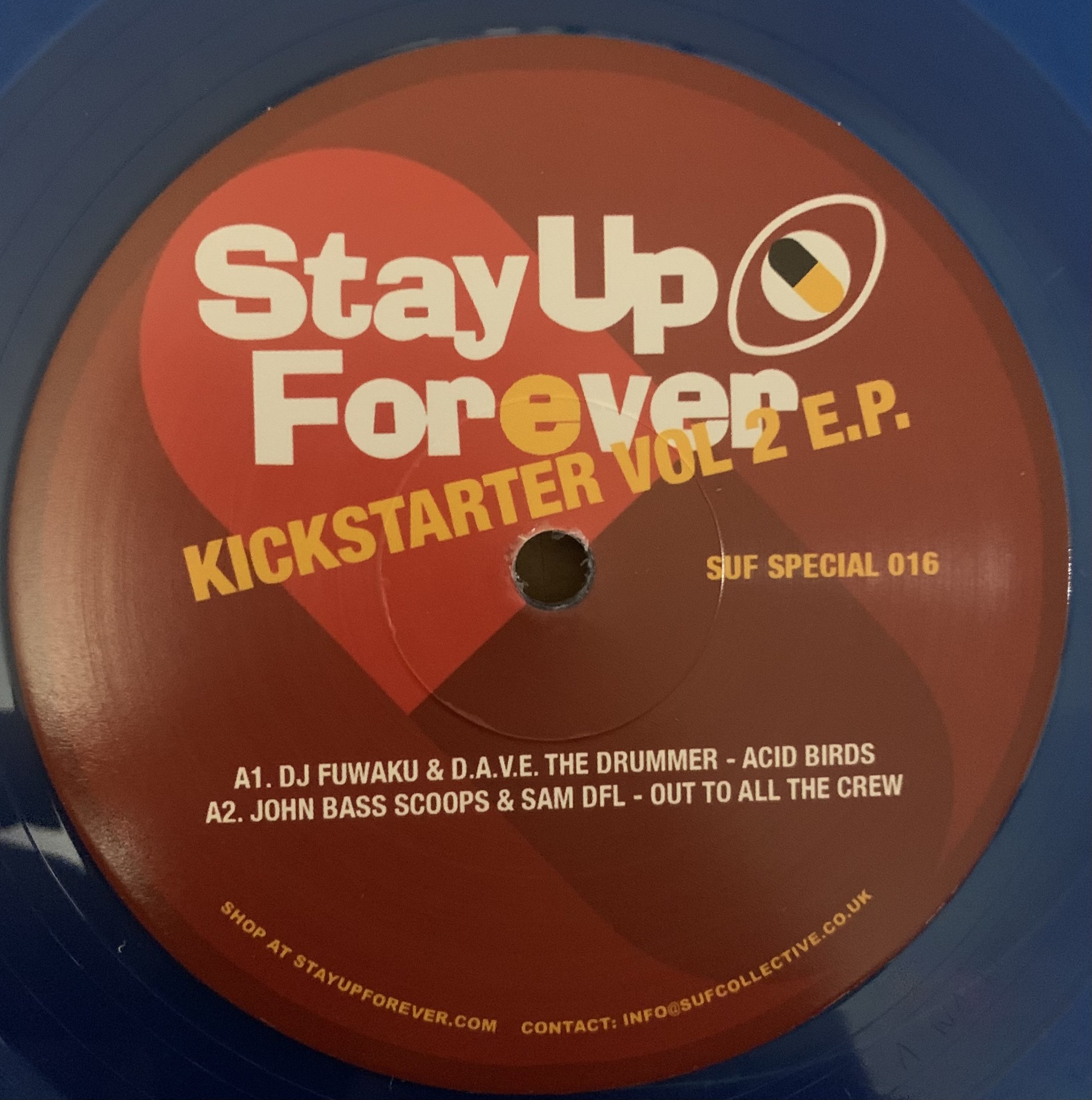 sufspecial016 – Kickstarter vol. 2 (limited 200 press clear blue vinyl ...