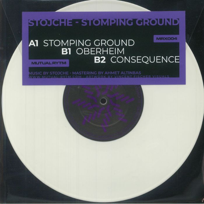 mrx004 – Stomping Ground (limited 10 inch white vinyl stickered plastic ...