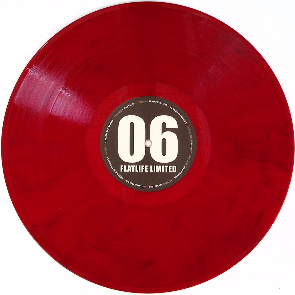 flatltd006 – High Voltage E.P. (Clear red vinyl) | Stay Up Forever
