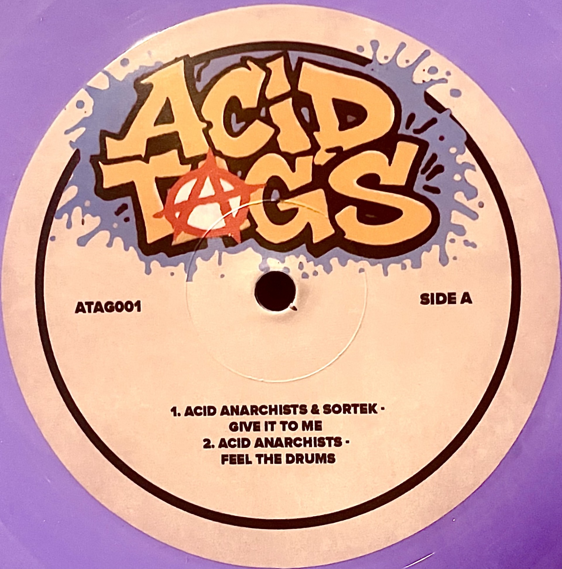 atag001 – Acid Tags 1 (100 press on solid violet purple vinyl)LAST ...